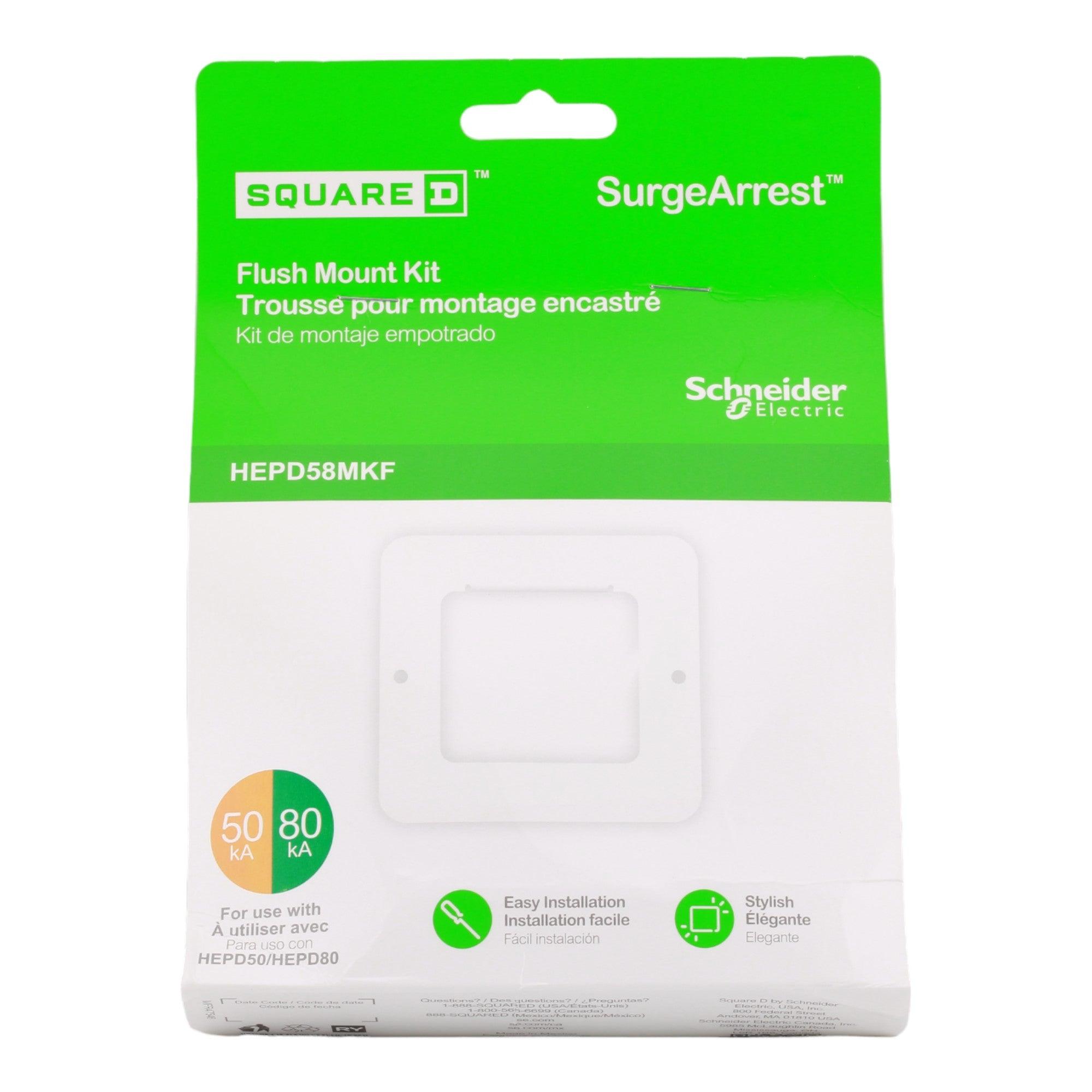 Square D HEPD58MKF Flush Mount Kit for HEPD Surge Protective Devices - – RES LLC Store