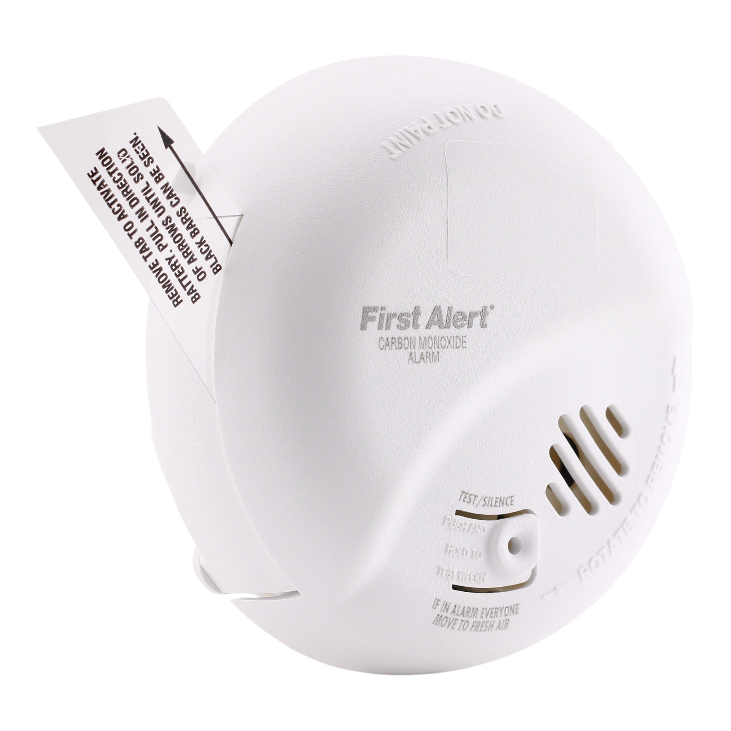 BRK CO5120BN, 120V AC/DC, Hardwired, Carbon Monoxide Alarm, 9V Battery ...