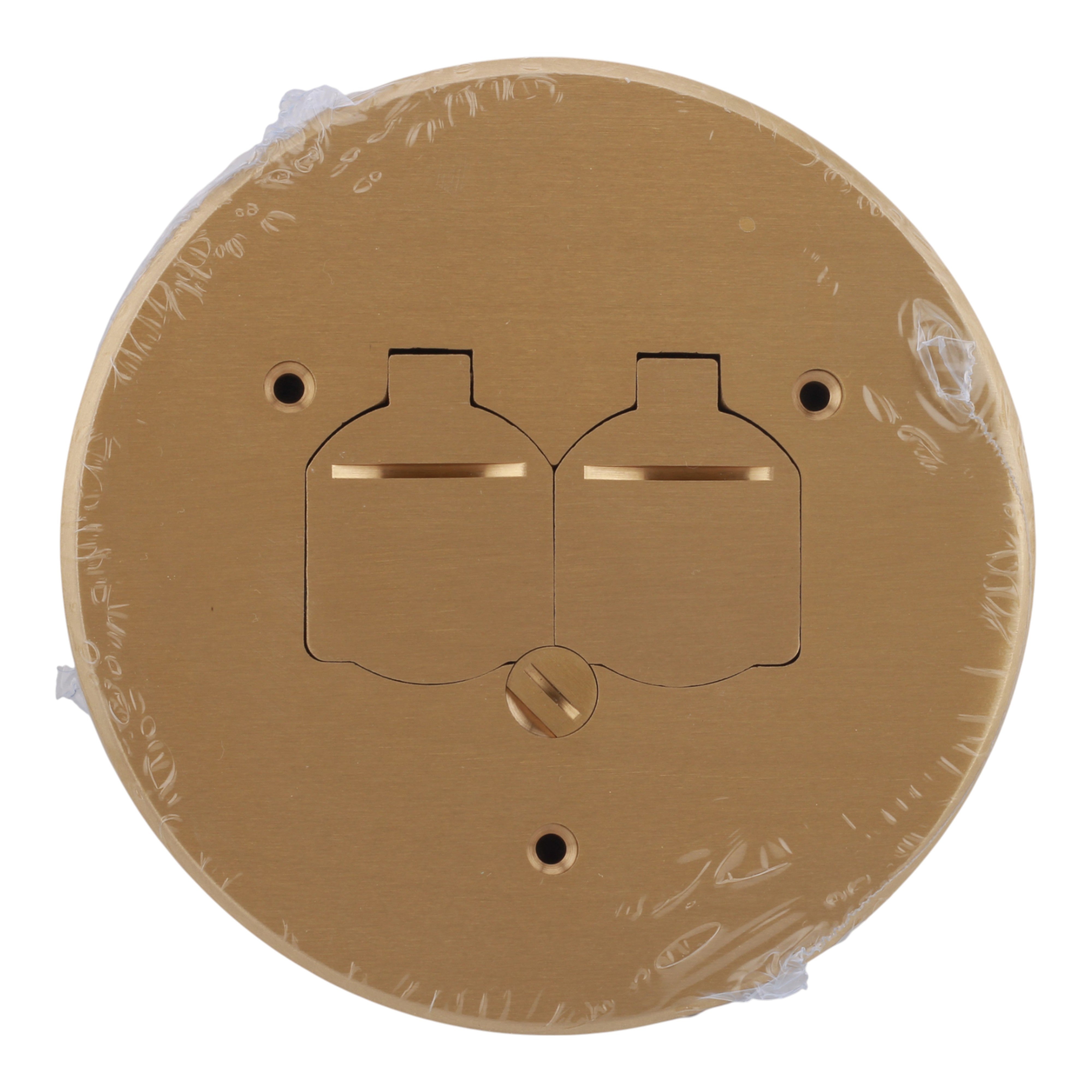 Arlington FLB6230MBLR 6-Inch Round Brass Floor Box Cover Kit – RES LLC ...