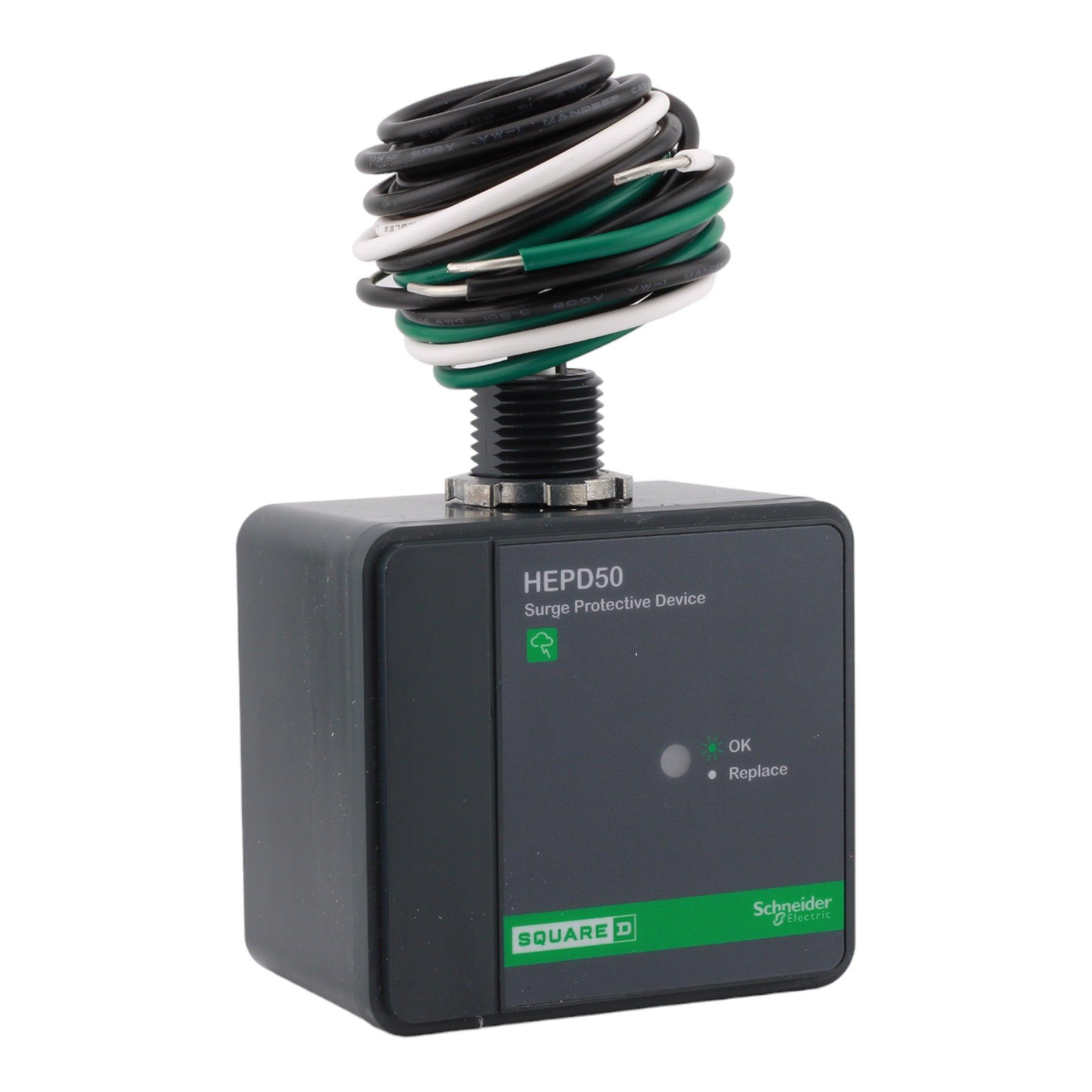 Square D HEPD50 Whole Home Surge Protective Device - 50kA Surge Curren ...