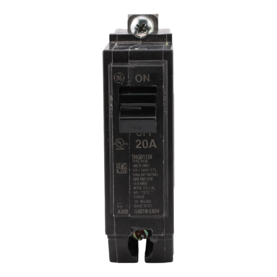 GE THQB1120 20A 1P 120/240V 10kA Circuit Breaker – RES LLC Store