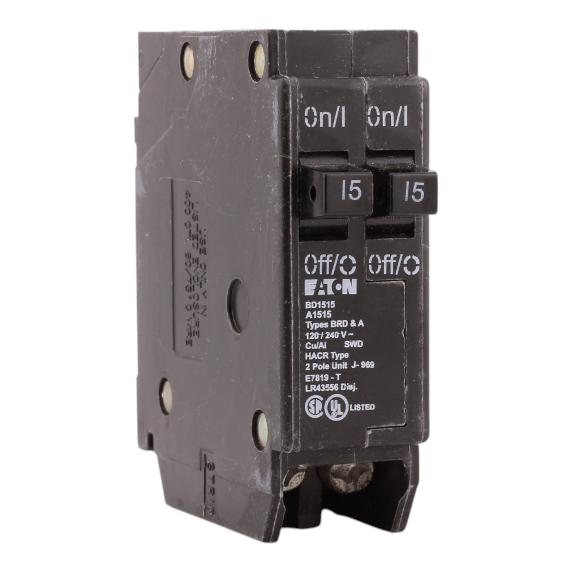 Eaton BD1515 15A-15A 1P 120V Duplex Circuit Breaker – RES LLC Store