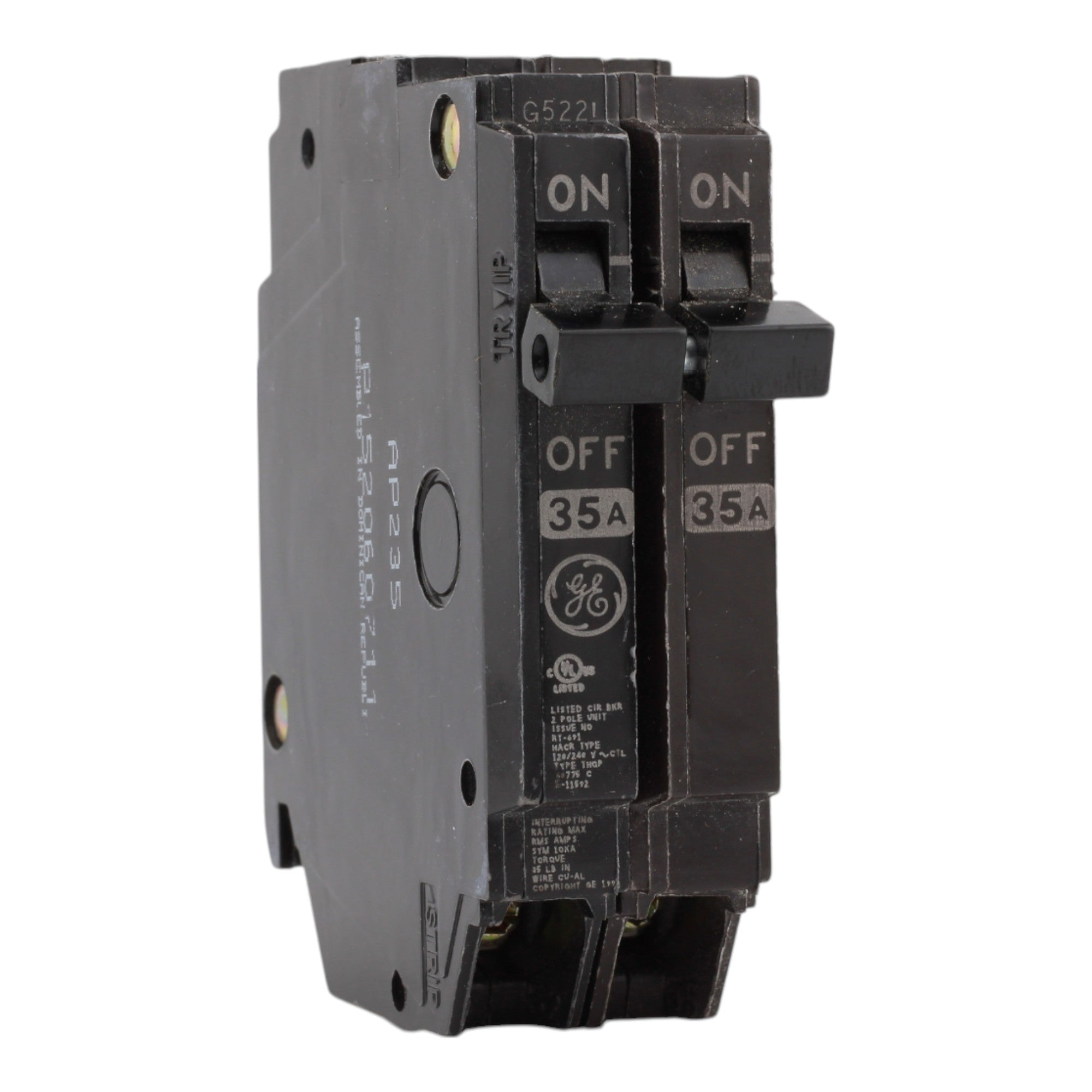GE THQP235 35A 2P 120/240V Q-Line Thin Plug-In Circuit Breaker – RES ...