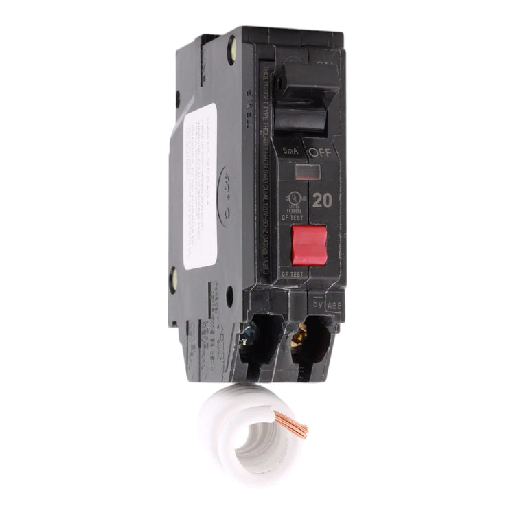 GE THQL1120GFTP 20A 120V 1-Pole Ground Fault Breaker Self-Test UL – RES ...