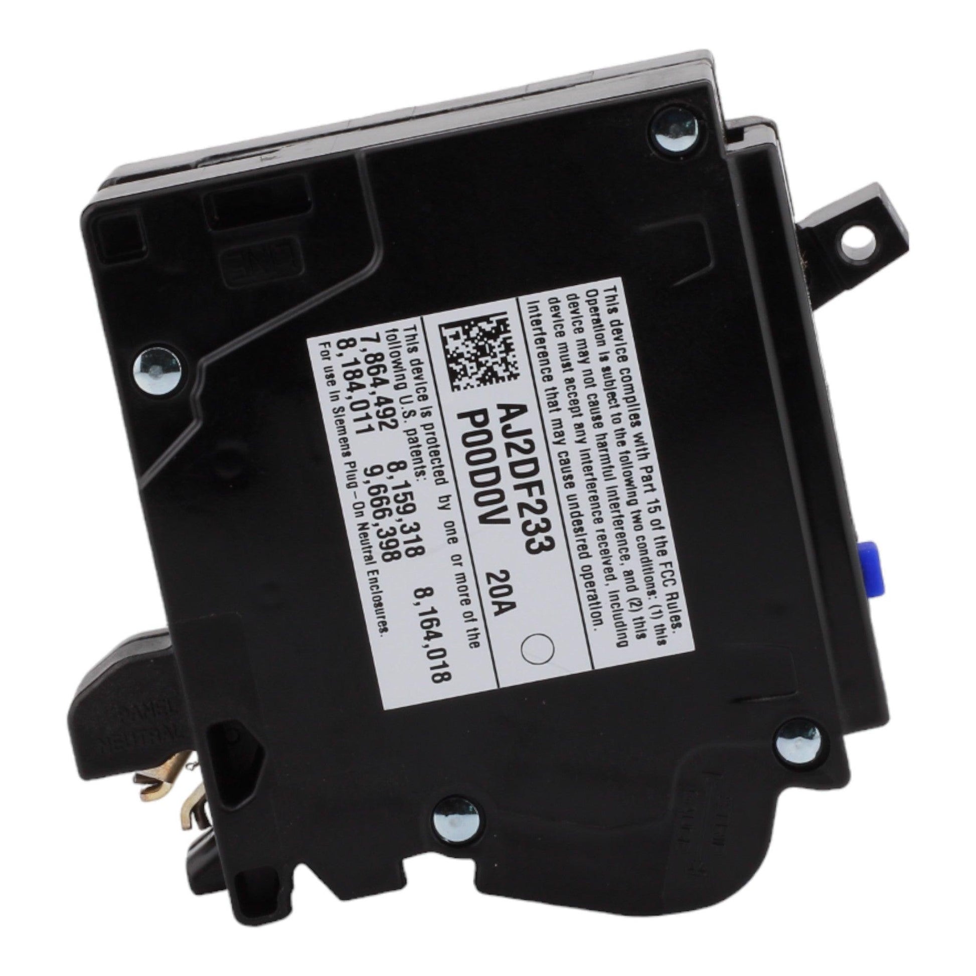 Siemens QA120AFCN 20A 120V 1P AFCI Breaker – RES LLC Store