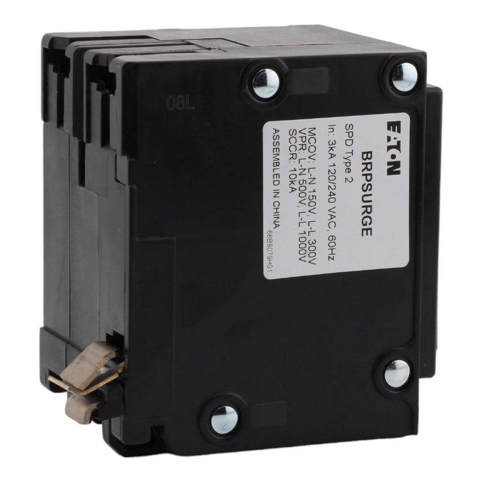 Eaton BR BRPSURGE 18kA 2P 120/240V Plug-On Neutral Surge Protector ...