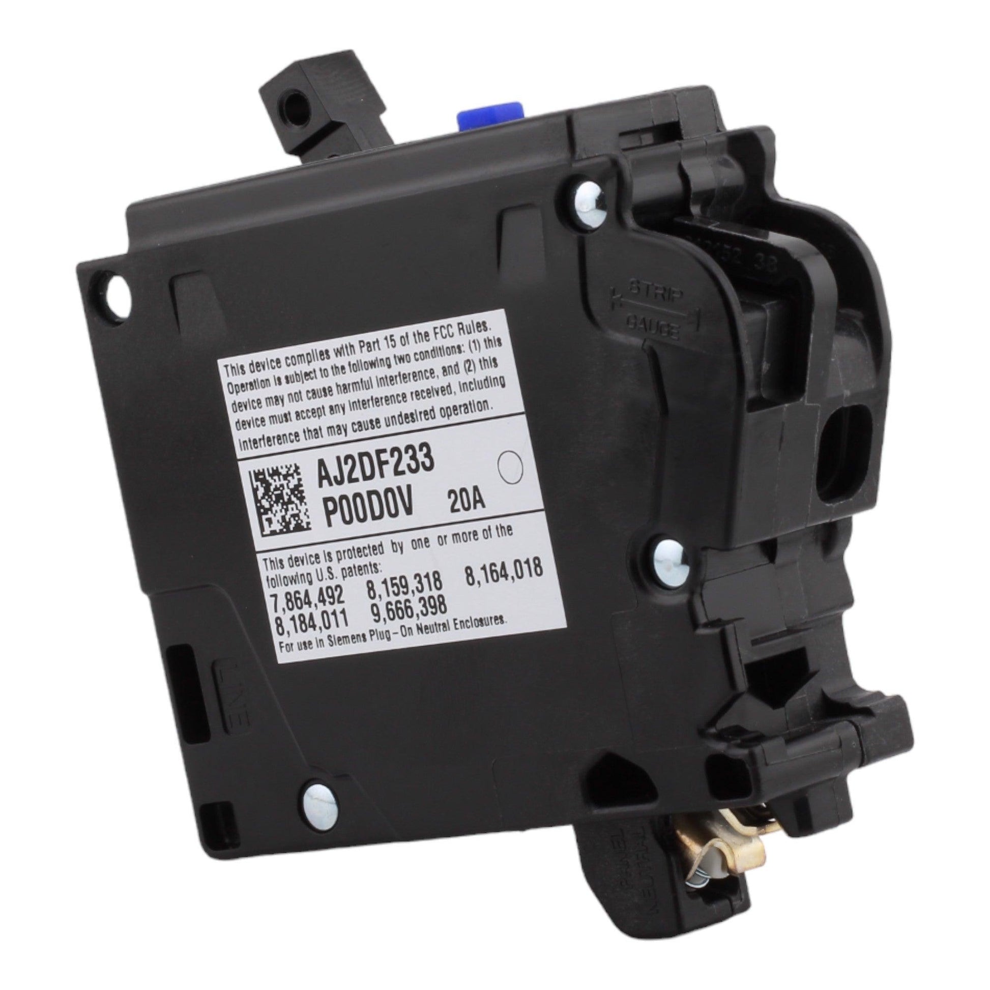 Siemens QA120AFCN 20A 120V 1P AFCI Breaker – RES LLC Store