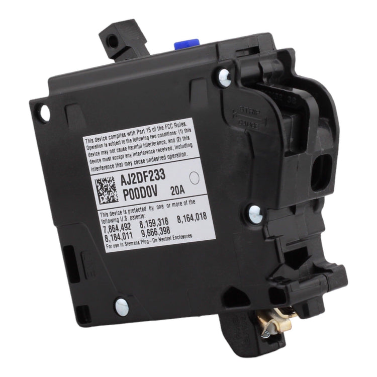 Siemens QA120AFCN 20A 1P 120V AFCI Plug on Neutral Circuit Breaker ...