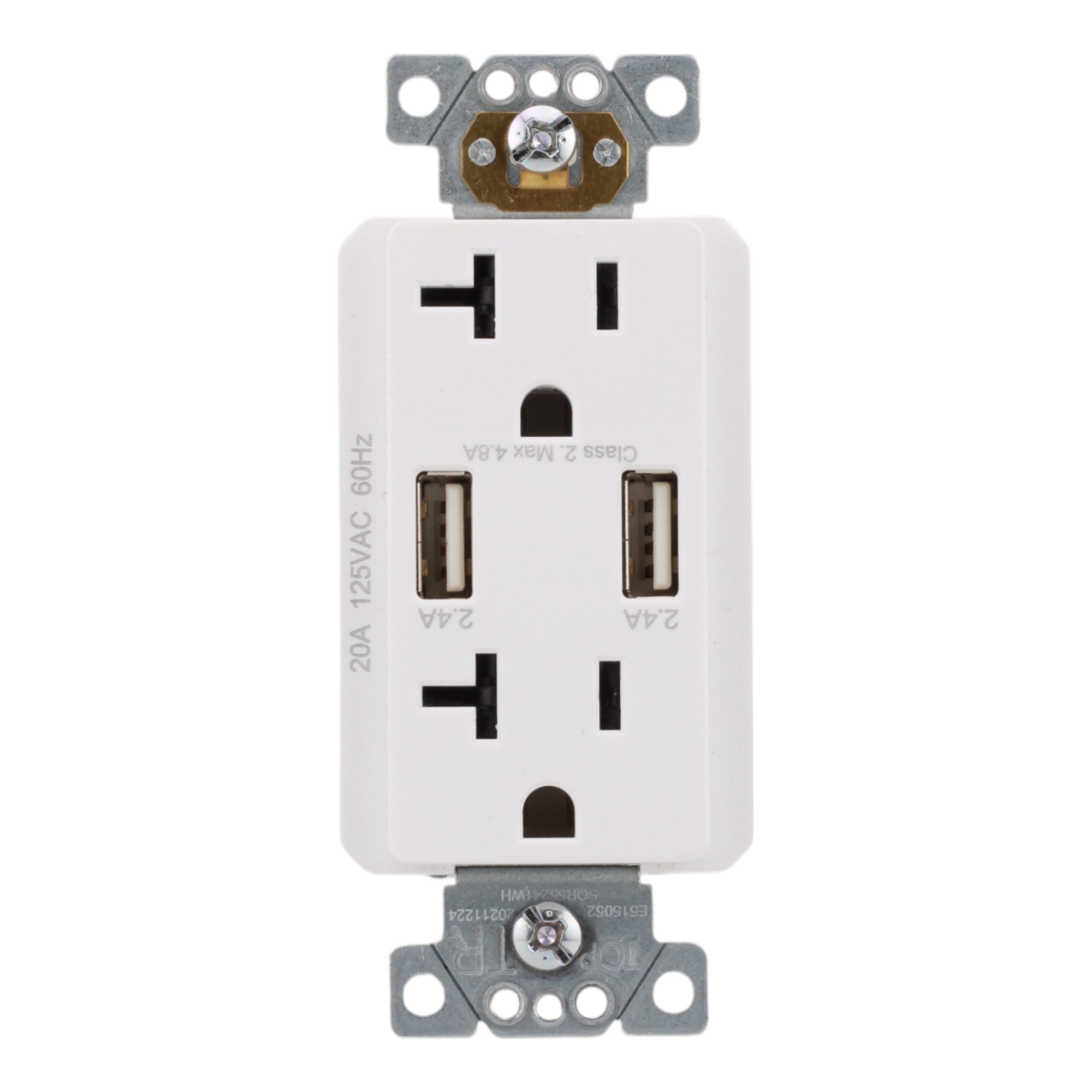 Square D SQR55241WH X Series 20A USB Outlet, Matte White – RES LLC Store