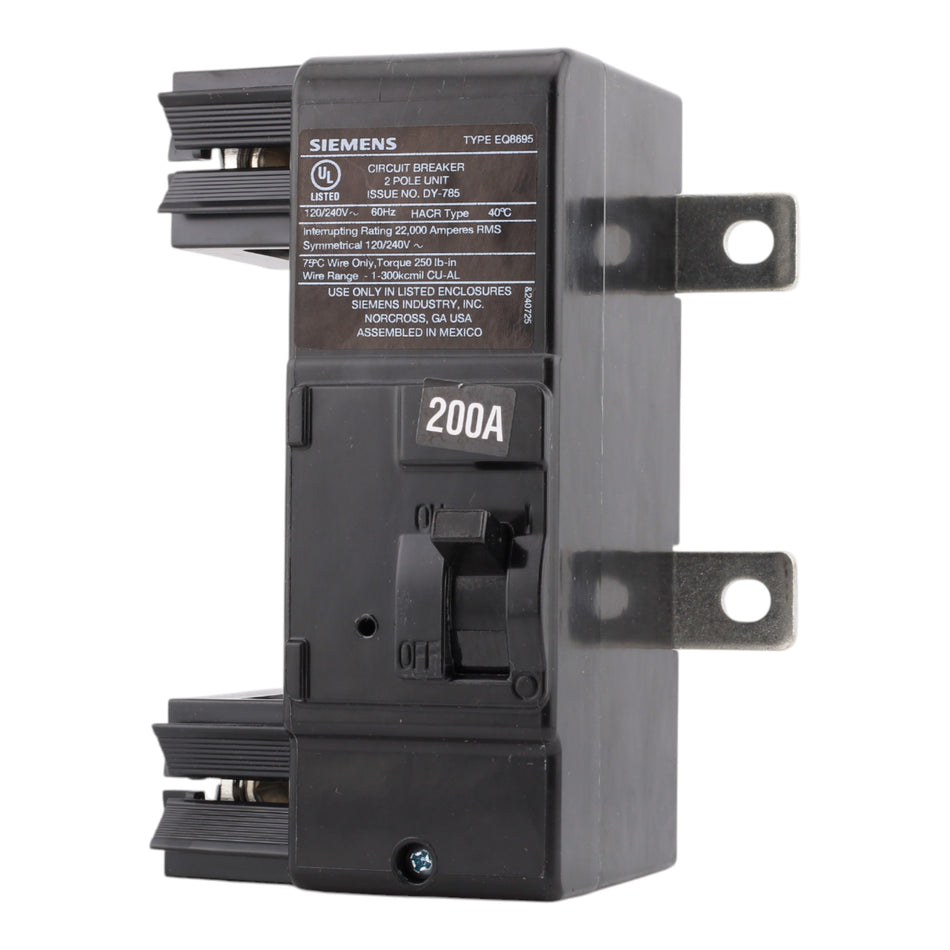 Siemens MBK200A 200A 120/240V 1P Main Breaker, 22kA AIR – RES LLC Store