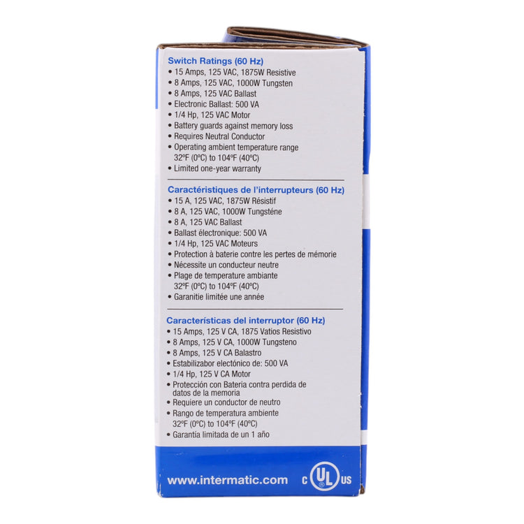 Intermatic EI500WC 7-Day Programmable Timer, 125V – RES LLC Store