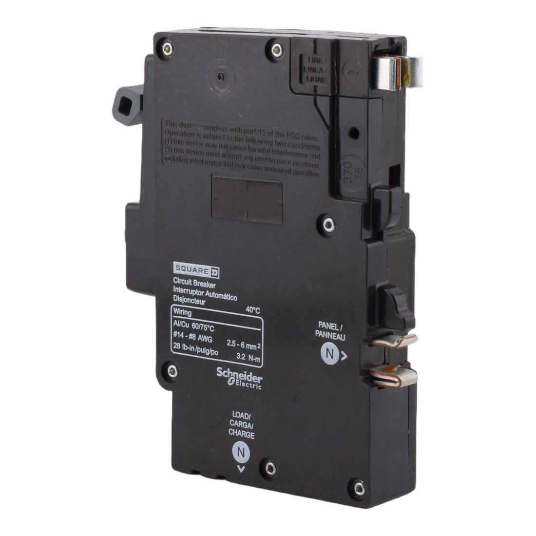 Square D QO QO115PAFGF 15A 1P 120V AFCI/GFCI Plug on Neutral Circuit B ...