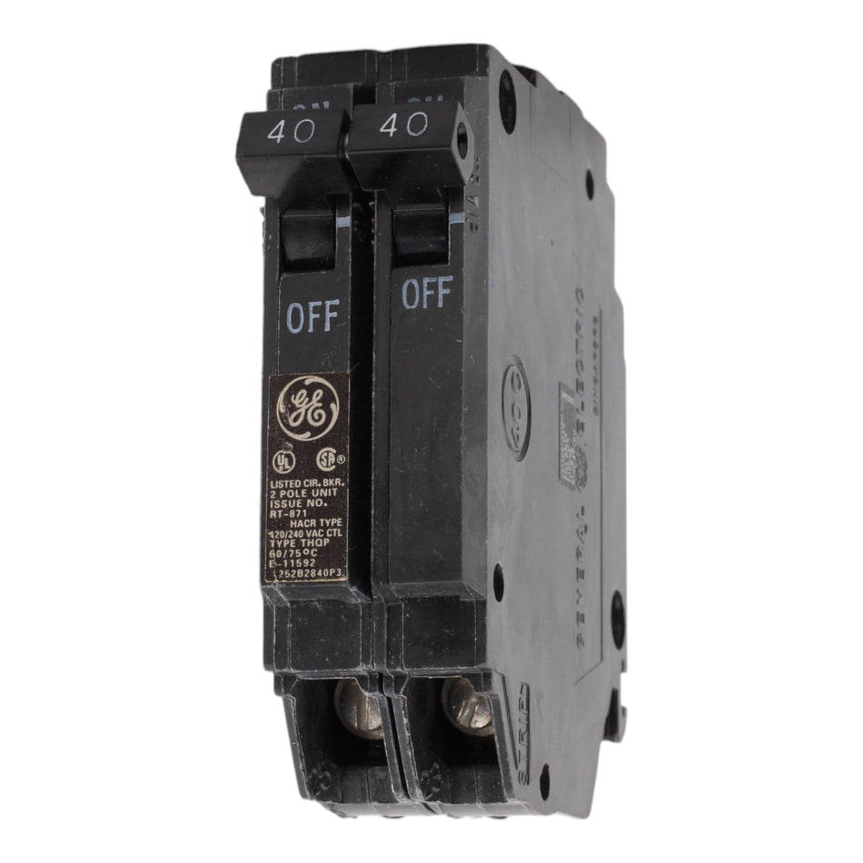 GE THQP240, 40A, 120/240V, 2-Pole Breaker – RES LLC Store