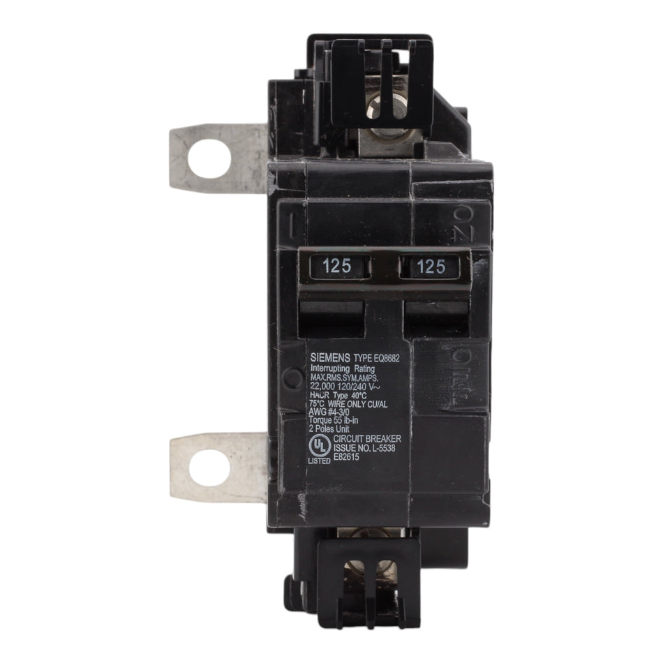 Siemens MBK125A 125A 120/240V 1P Main Breaker, 22kA AIR – RES LLC Store