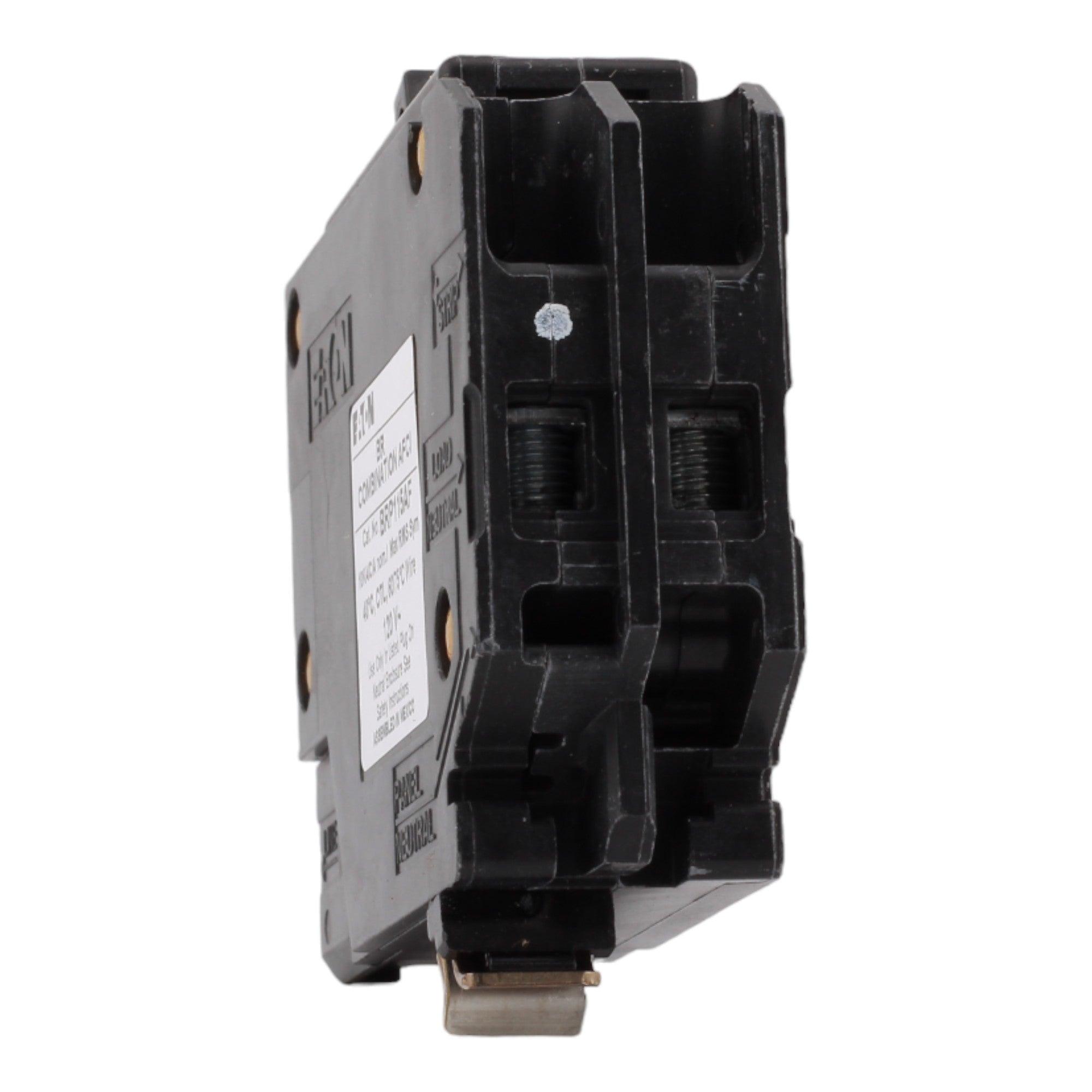 Eaton BR BRP115AF 15A 1P 120V AFCI Plug on Neutral Circuit Breaker ...