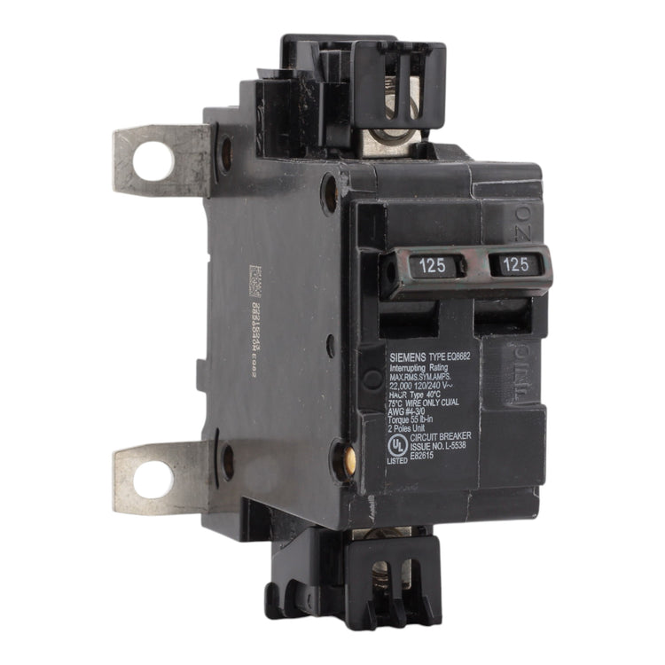 Siemens MBK125A 125A 120/240V 1P Main Breaker, 22kA AIR – RES LLC Store