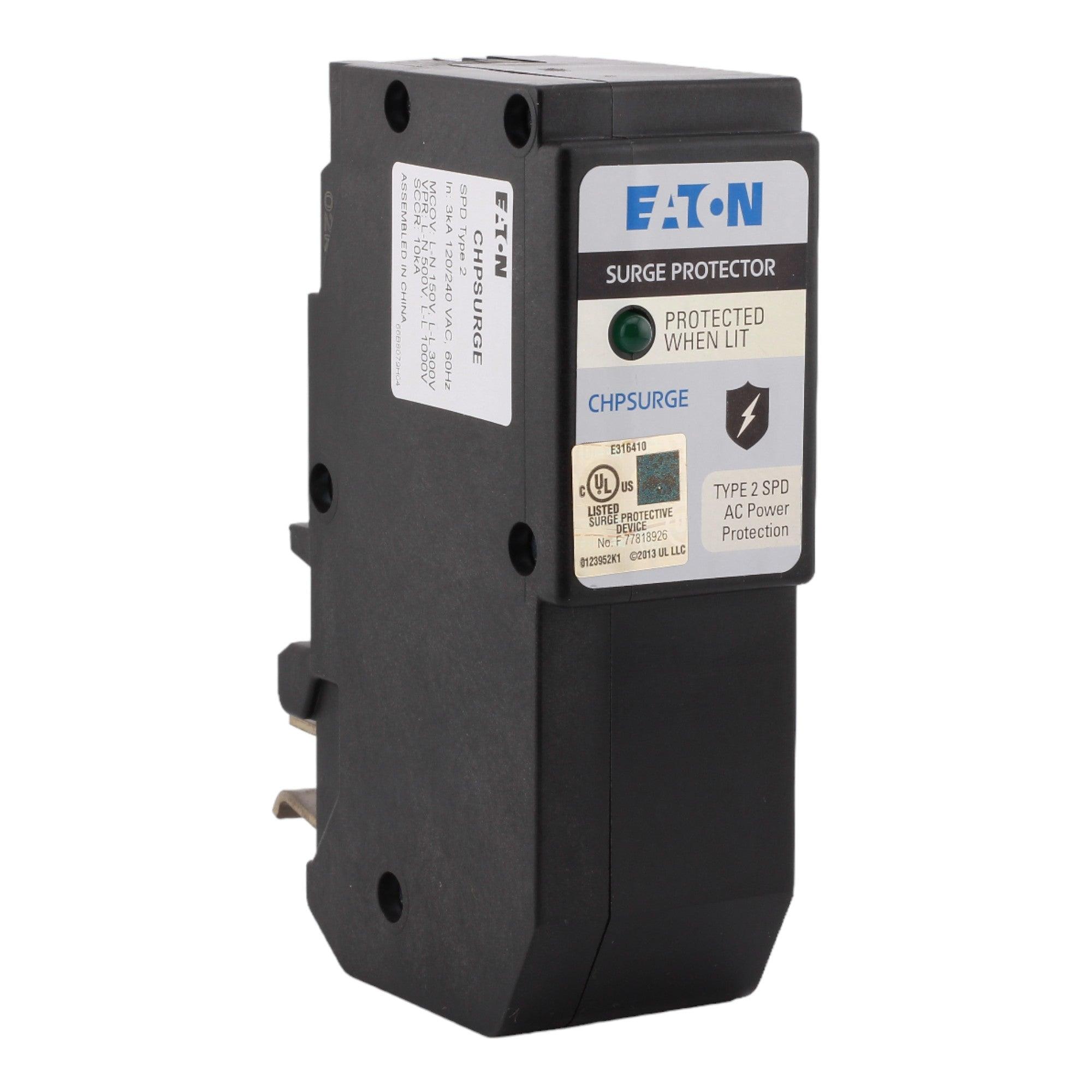 Eaton CH CHPSURGE 18kA 2P 120/240V Plug-On Neutral Surge Protector ...