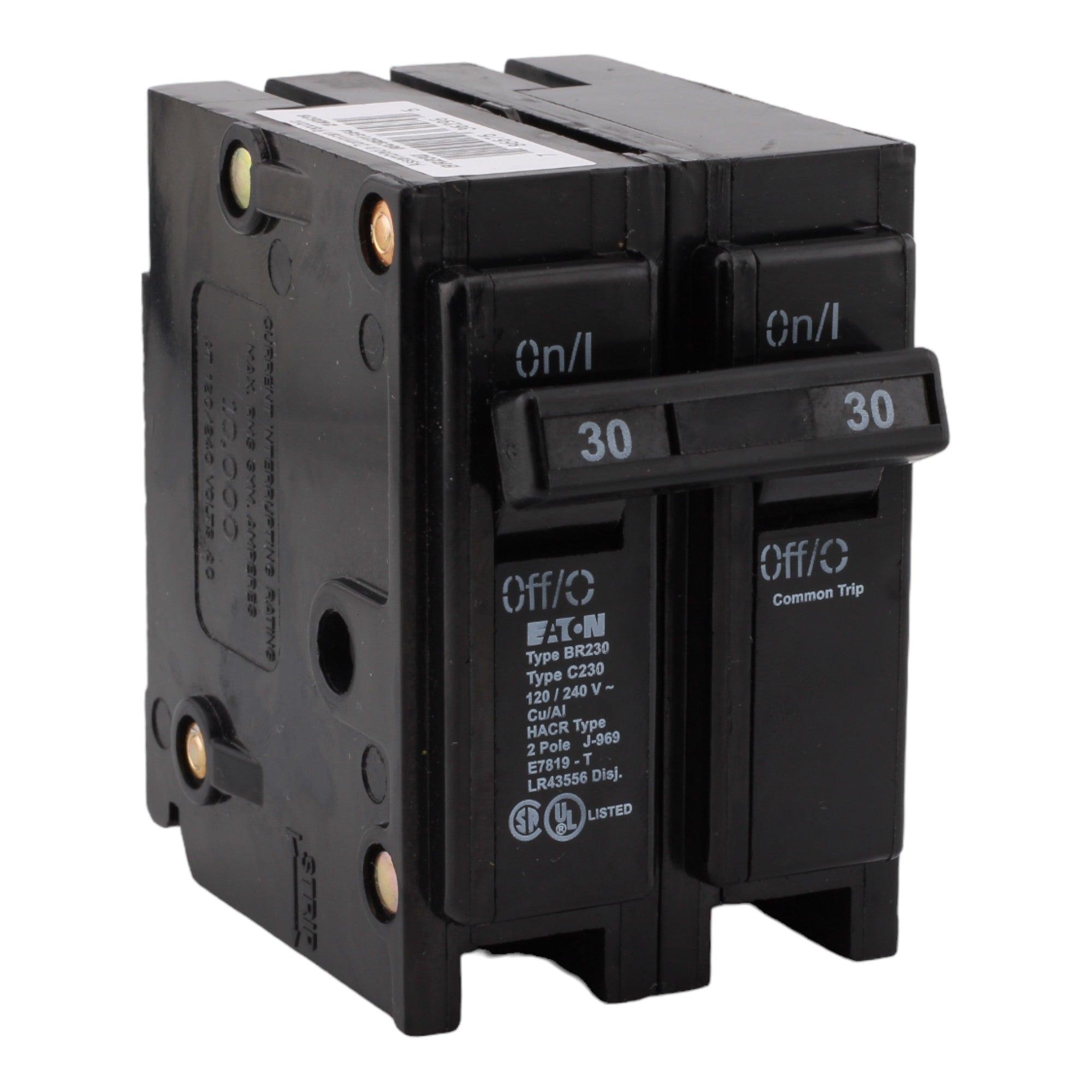 Eaton BR BR230 30A 2P 120/240V Circuit Breaker – RES LLC Store