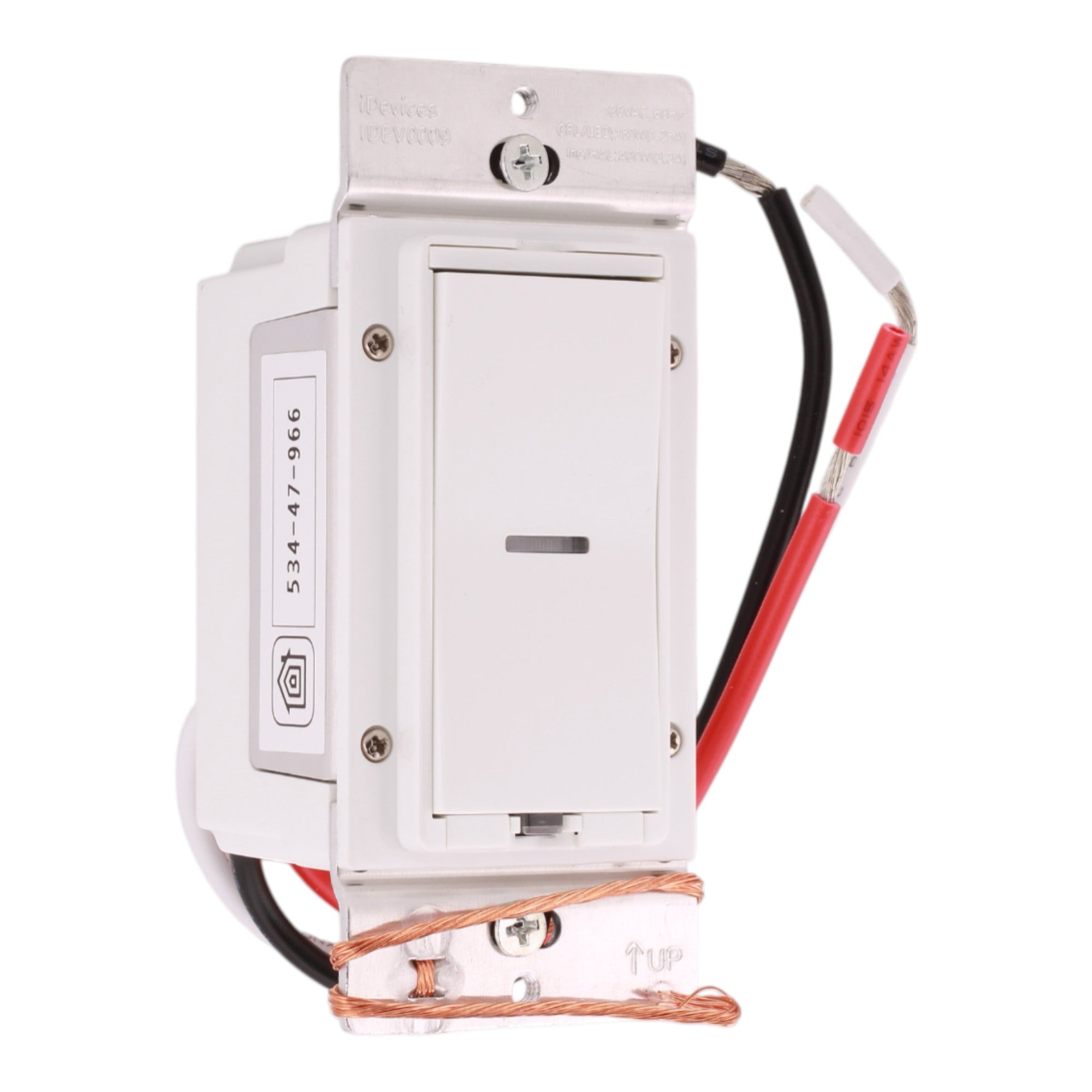 Hubbell iDevices IDEV0009 Wi-Fi Smart Dimmer Switch 120V 400W White ...