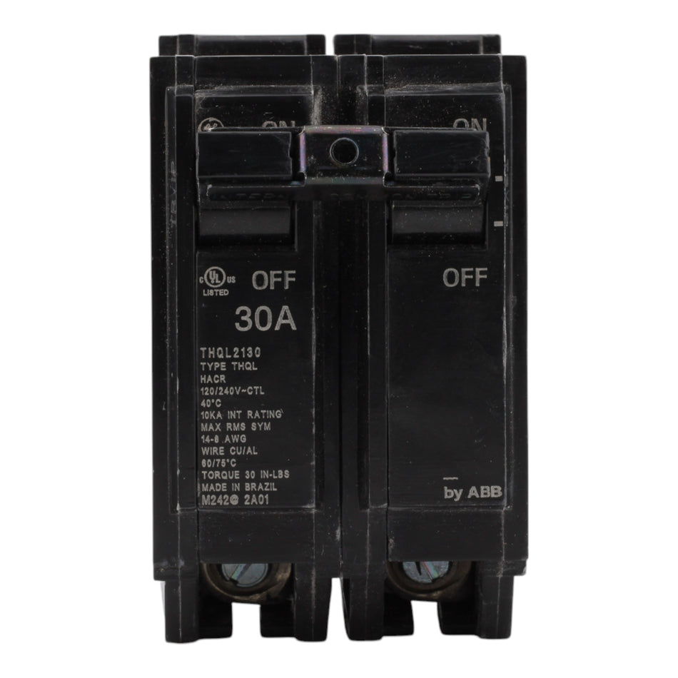 GE THQL2130 30A 2P 120/240V Q-Line Plug-In Circuit Breaker – RES LLC Store