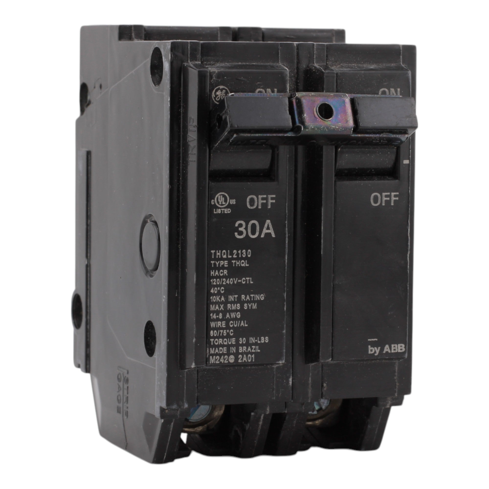GE THQL2130 30A 2P 120/240V Q-Line Plug-In Circuit Breaker – RES LLC Store