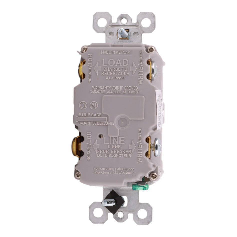 Legrand radiant 1597W 15A GFCI Duplex Receptacle White – RES LLC Store