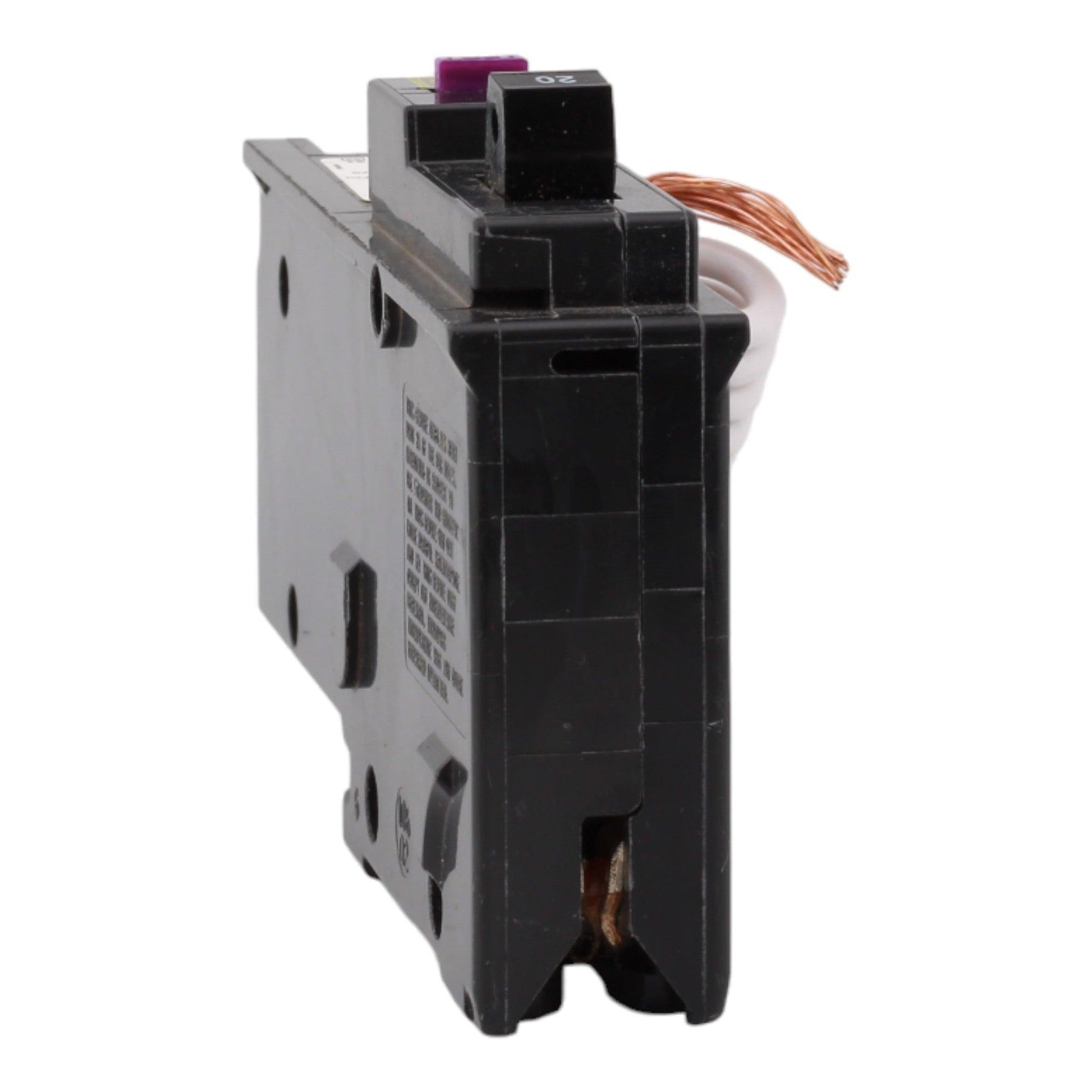 Square D HOM120DF 20 Amp Single Pole 120V Pigtail-Neutral AFCI/GFCI Du ...