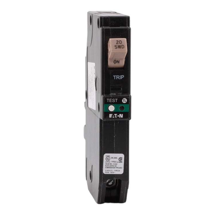 Eaton CH CHFP120AF 20A 1P 120V AFCI Plug-On Neutral Circuit Breaker ...