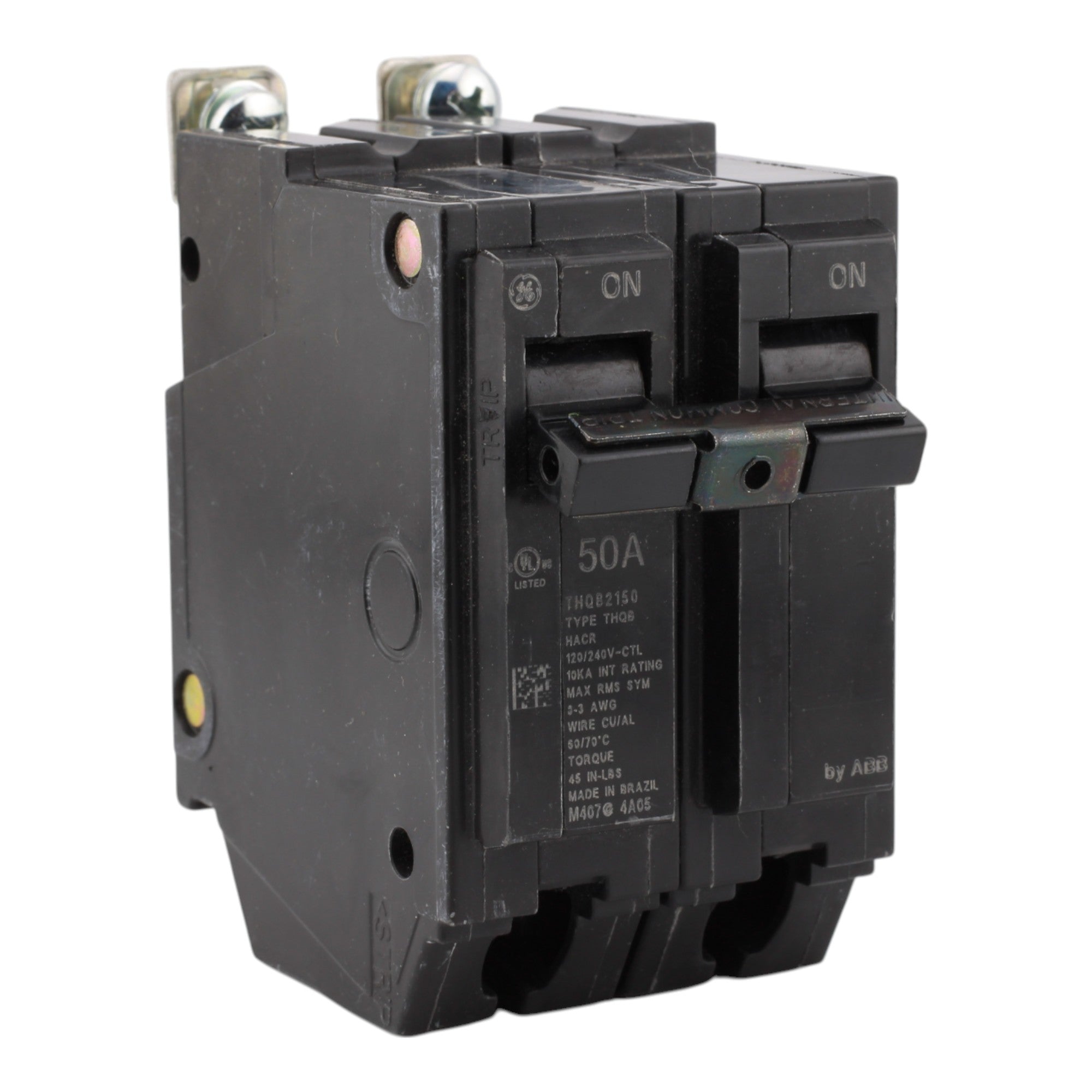 GE THQB2150 50A 2P 120/240V Q-Line Bolt-On Circuit Breaker – RES LLC Store