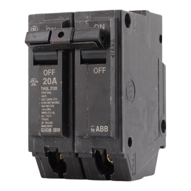 GE THQL2120 20A 120/240V 2-pole Circuit Breaker UL – RES LLC Store