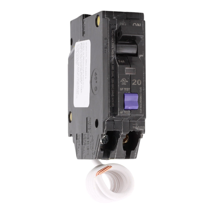 GE THQL1120DFP 20A 120V 1-pole Dual Function AFCI/GFCI Breaker UL – RES ...