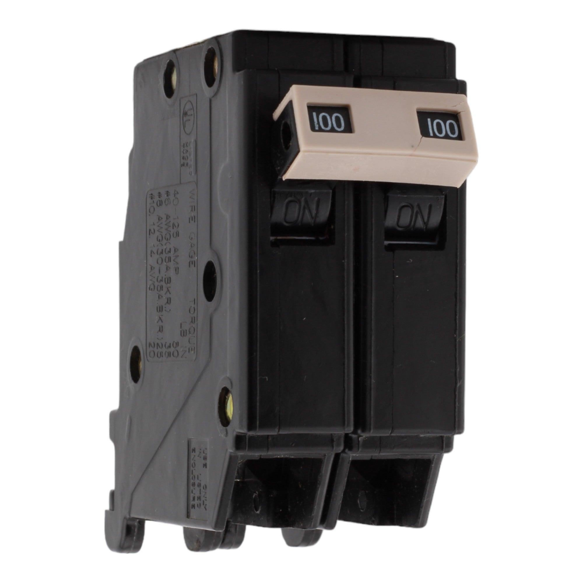 Eaton CH2100 100 Amp Double Pole 240V Plug-In Standard Trip Circuit Br ...