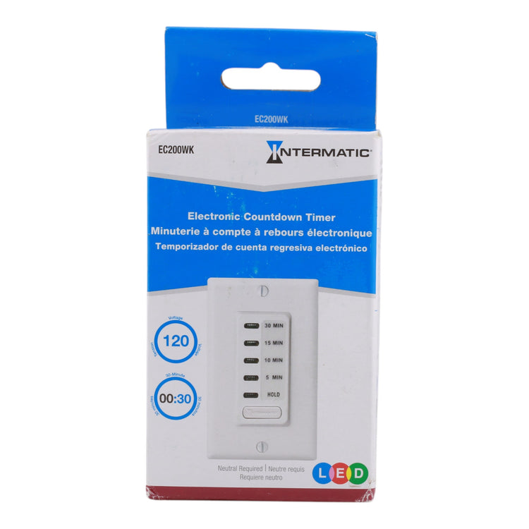 Intermatic EC200WK 15A 120V Electronic Countdown Timer White – RES LLC ...