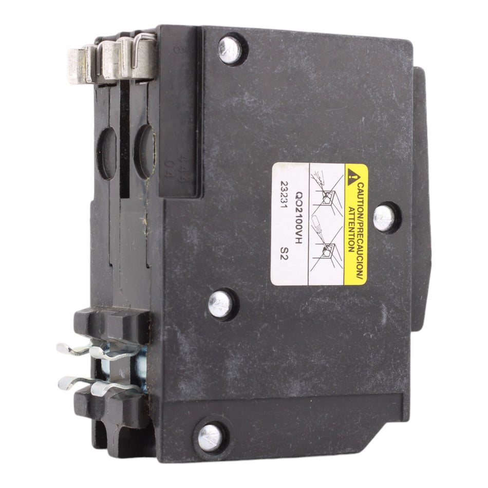 Square D QO2100VH 100 Amp Double Pole 240V Plug-In Standard Circuit Br ...