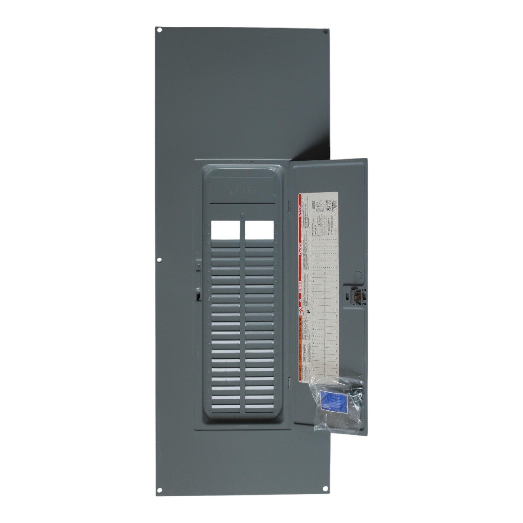 Square D QO QOC42US Surface Cover for 42 Space QO Load Center Gray ...