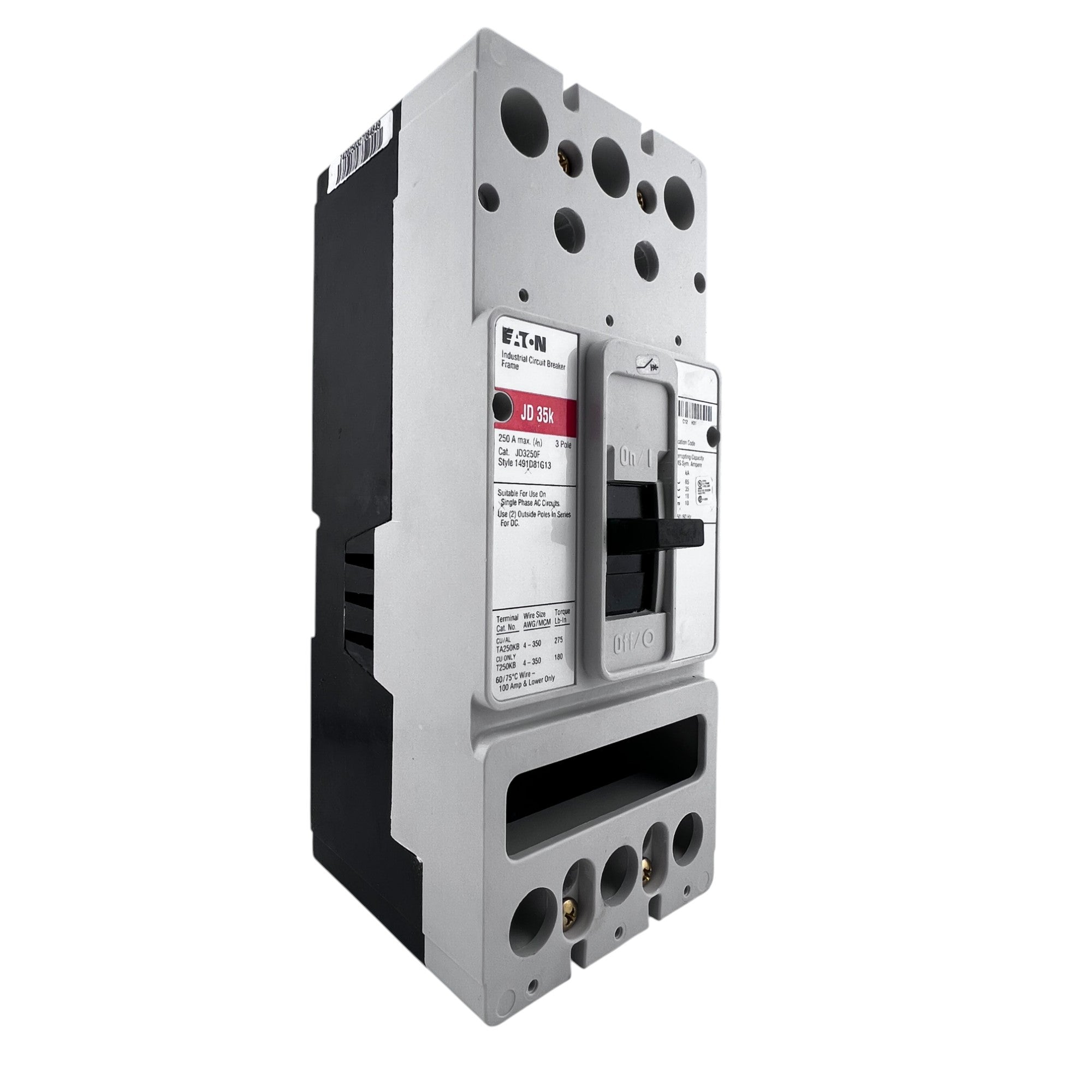 Eaton JD JD3250F 250A 3P 600V Circuit Breaker Frame – RES LLC Store