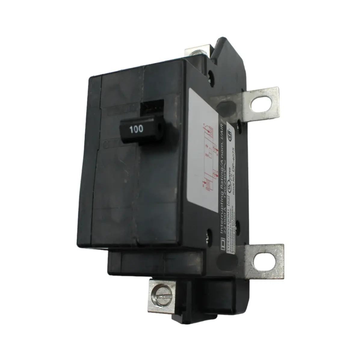 Square D QOM100VH Main Breaker 100 Amps 240 Volts 2 Pole Bolt on UL Li ...