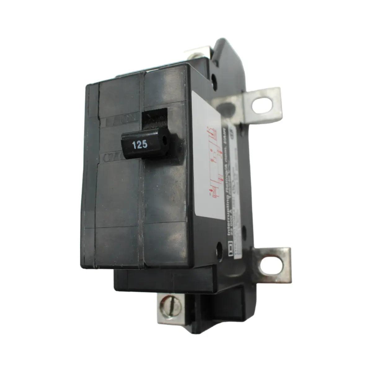 Square D QOM125VH Main Breaker 125 Amps 240 Volts 2 Pole Bolt on UL Li ...