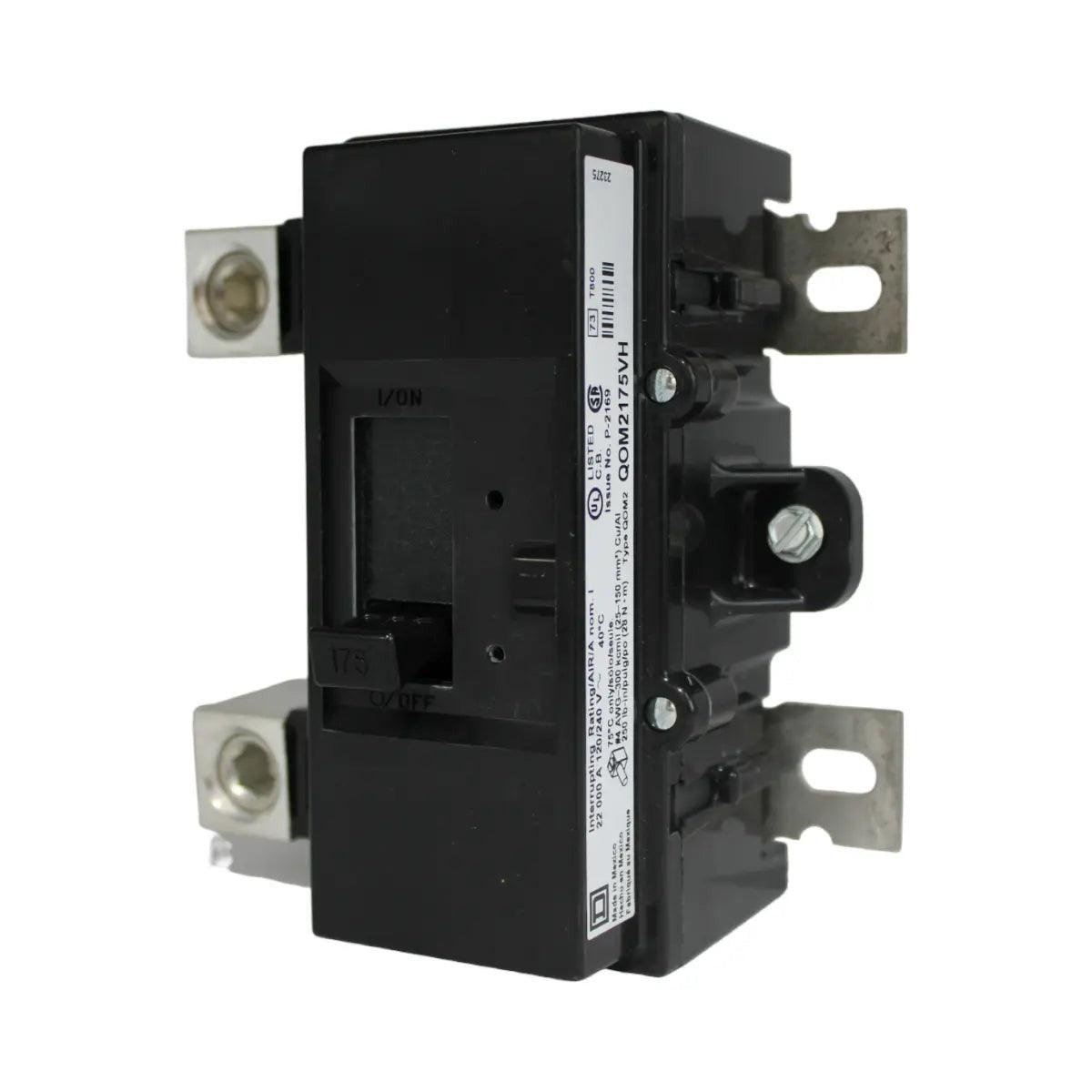 Square D QOM2175VH Main Breaker 175 Amps 240 Volts 2 Pole Bolt on UL L ...