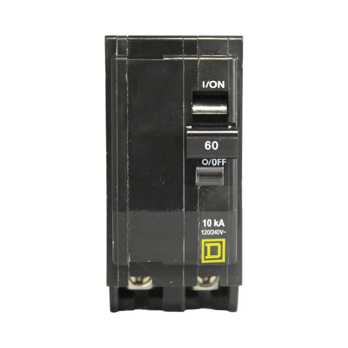 Square D QO260 60 Amp Double Pole 240V Plug-In Standard Trip Circuit B ...