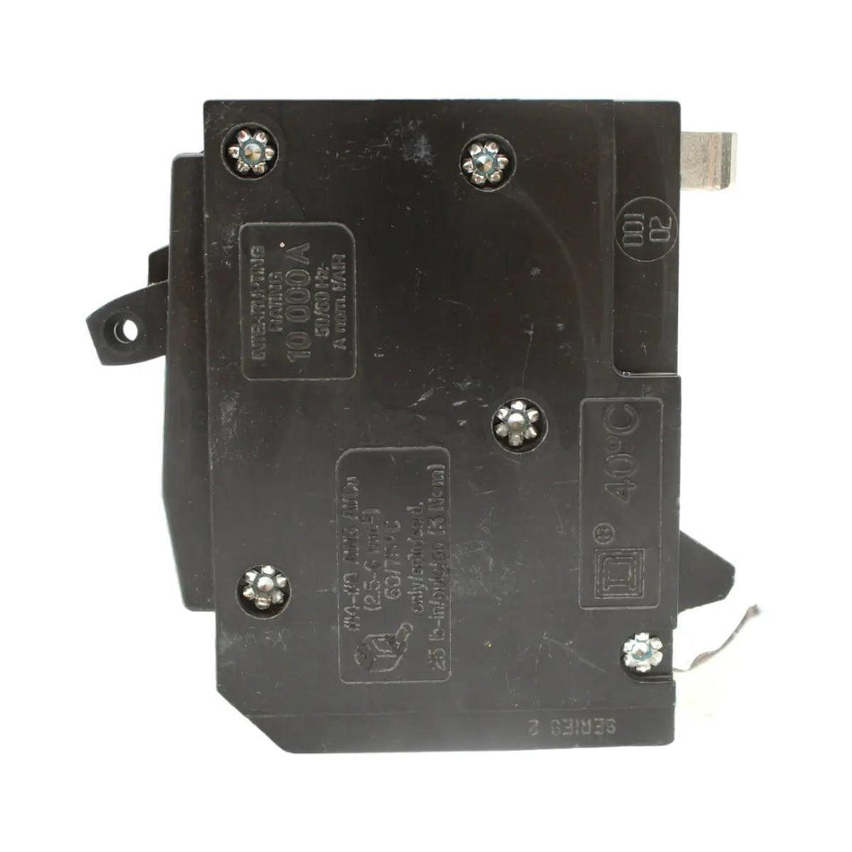 Square D QOT2020 Twin / Tandem 20 Amps 120 Volts 1 Pole Plug in UL Lis ...